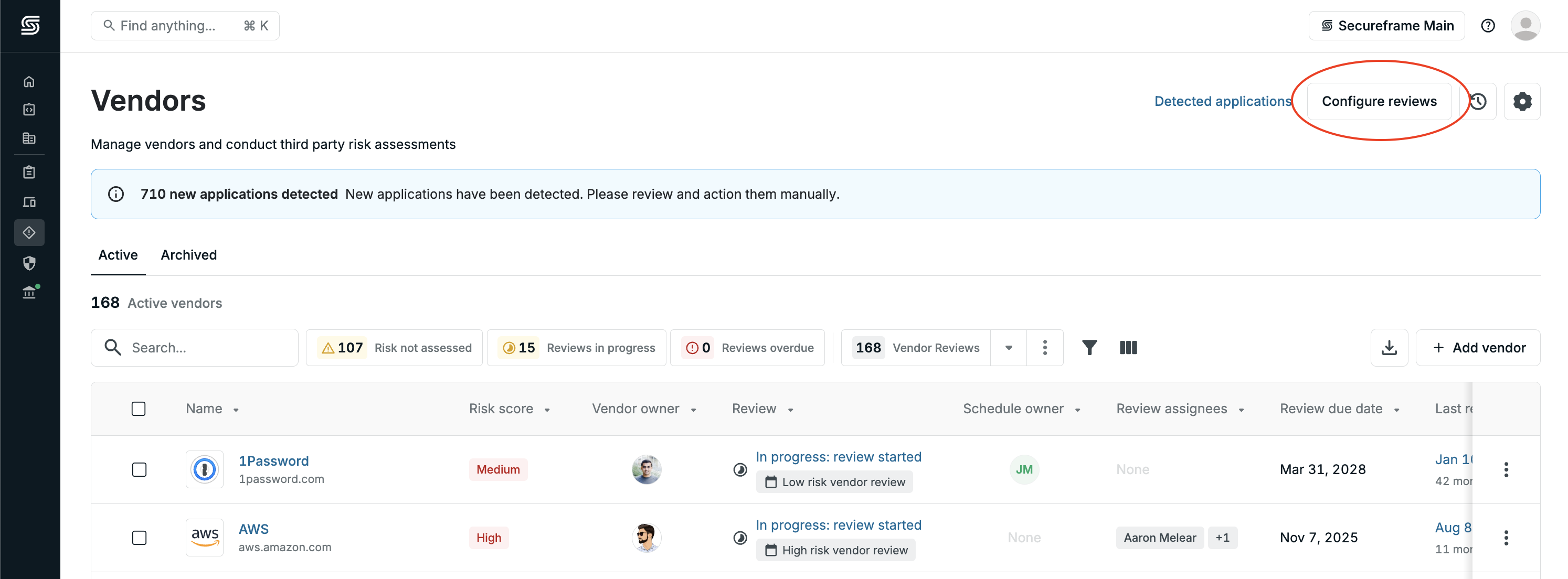 Vendor Risk Management (VRM) - Full Guide – Secureframe Help Center