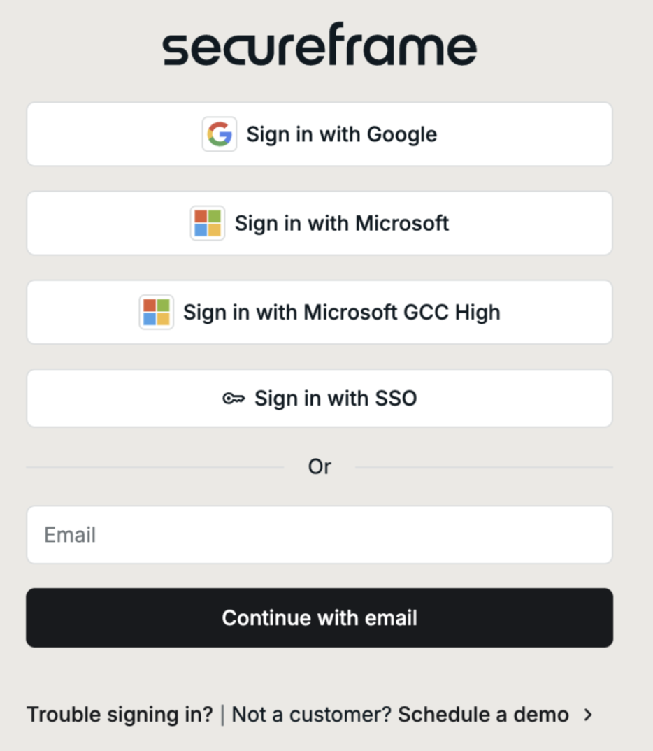Understanding Domain Claims, SSO, and OAuth – Secureframe Help Center